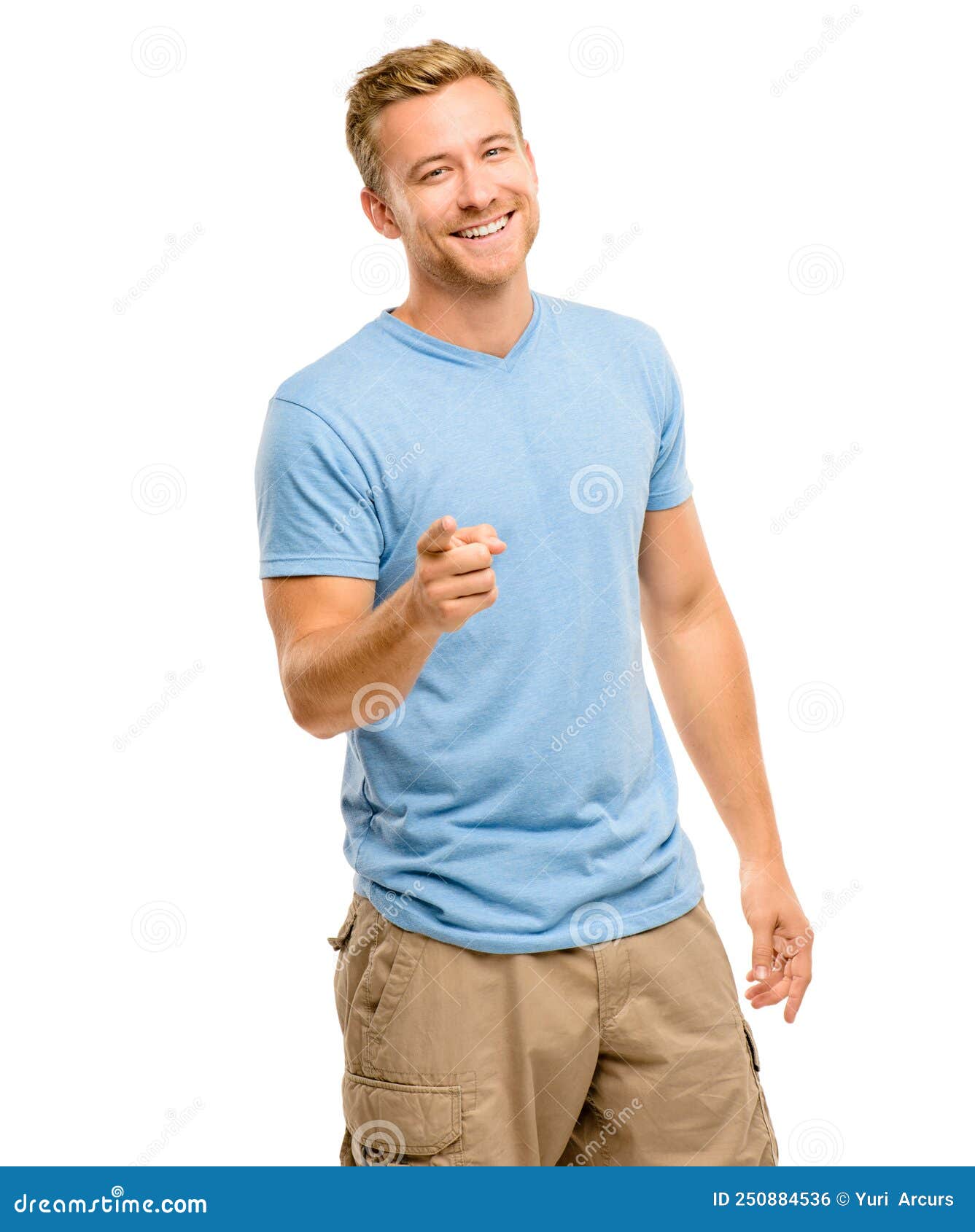 I Think this is for You. Shot of a Handsome Young Man Standing Alone in ...