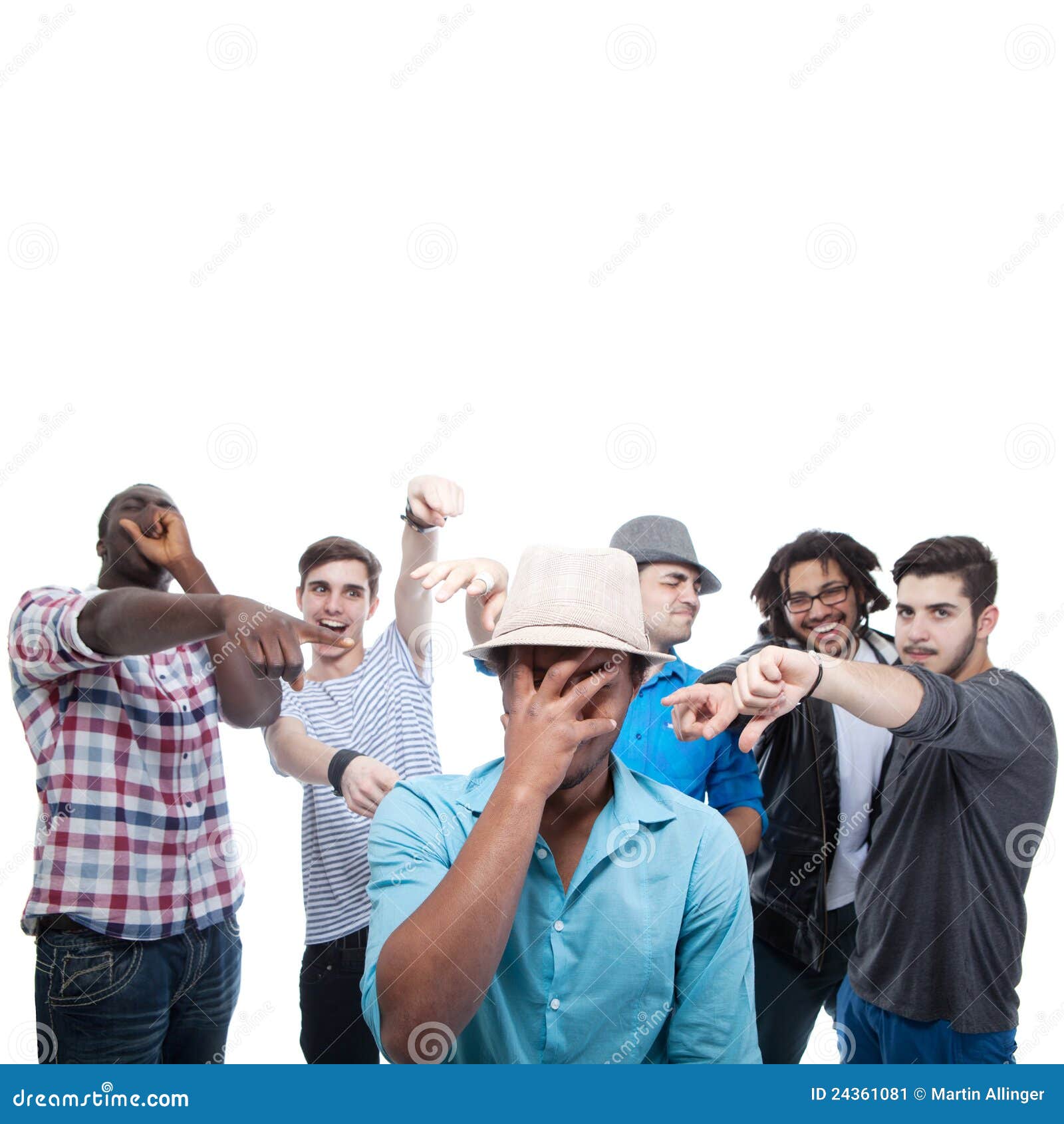 I am totally singled out stock image. Image of bully - 24361081