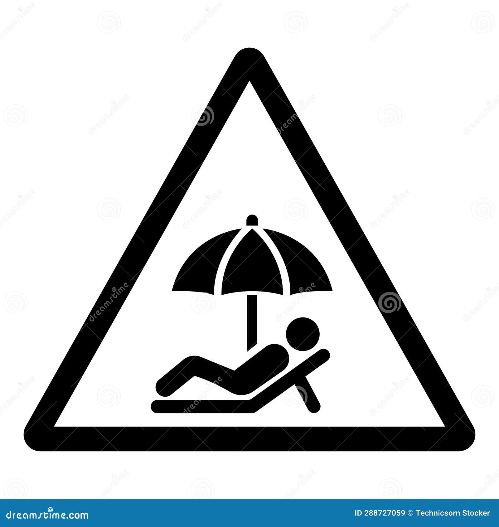 I am on Vacation Symbol Sign,Vector Illustration, Isolate on White ...