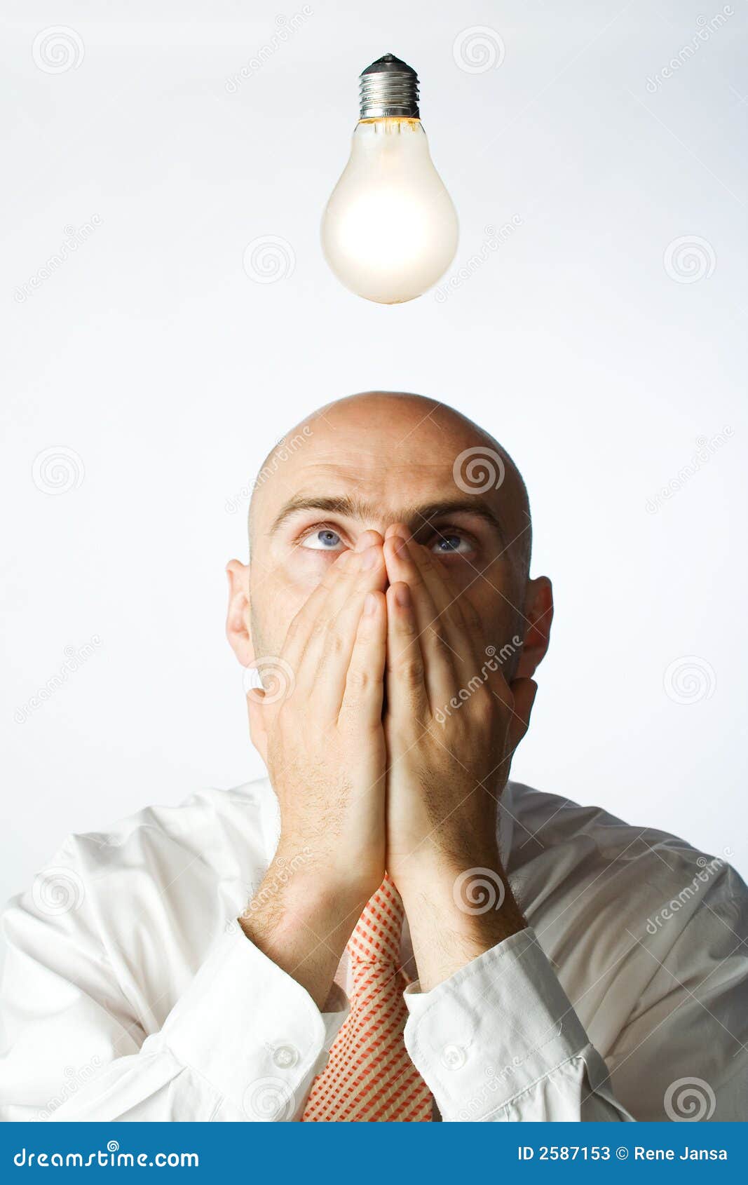 I ve got an idea stock image. Image of light, thinking - 2587153