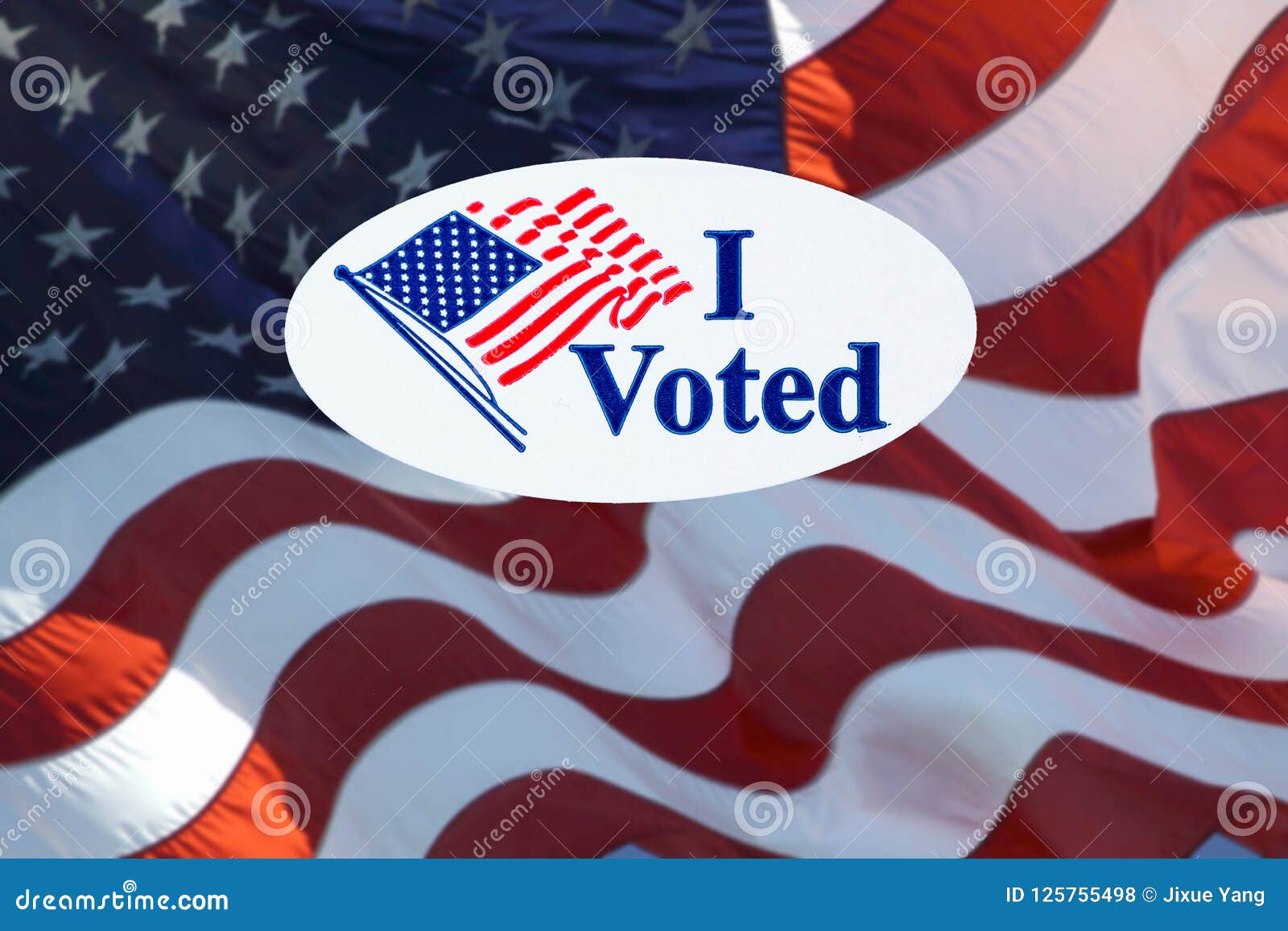 I Voted stock photo. Image of american, decisions, politics - 125755498