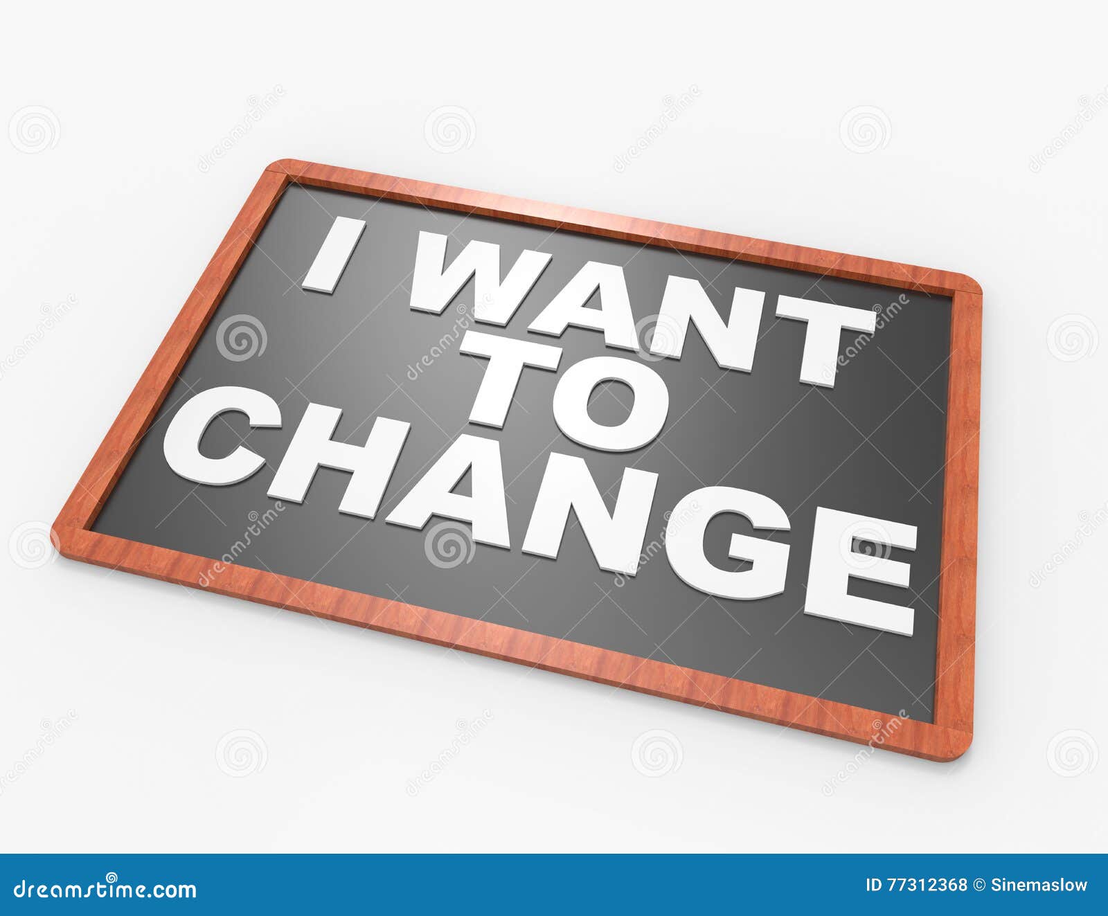 I Want Change stock illustration. Illustration of person - 77312368
