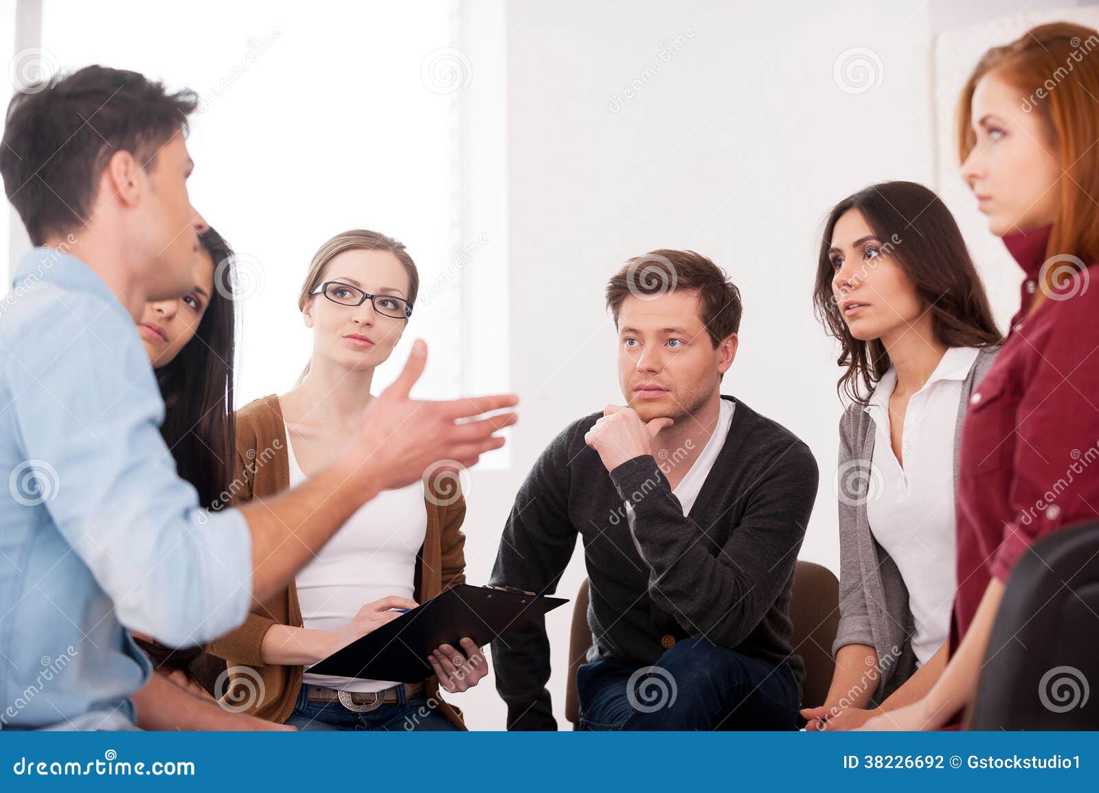 I Want To Share My Problem. Stock Photo - Image of advice, addiction ...