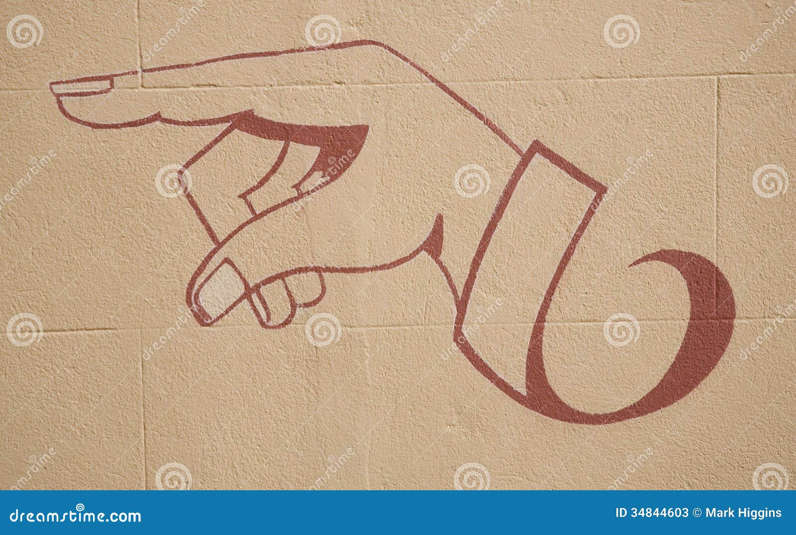I want you stock illustration. Illustration of thumb - 34844603