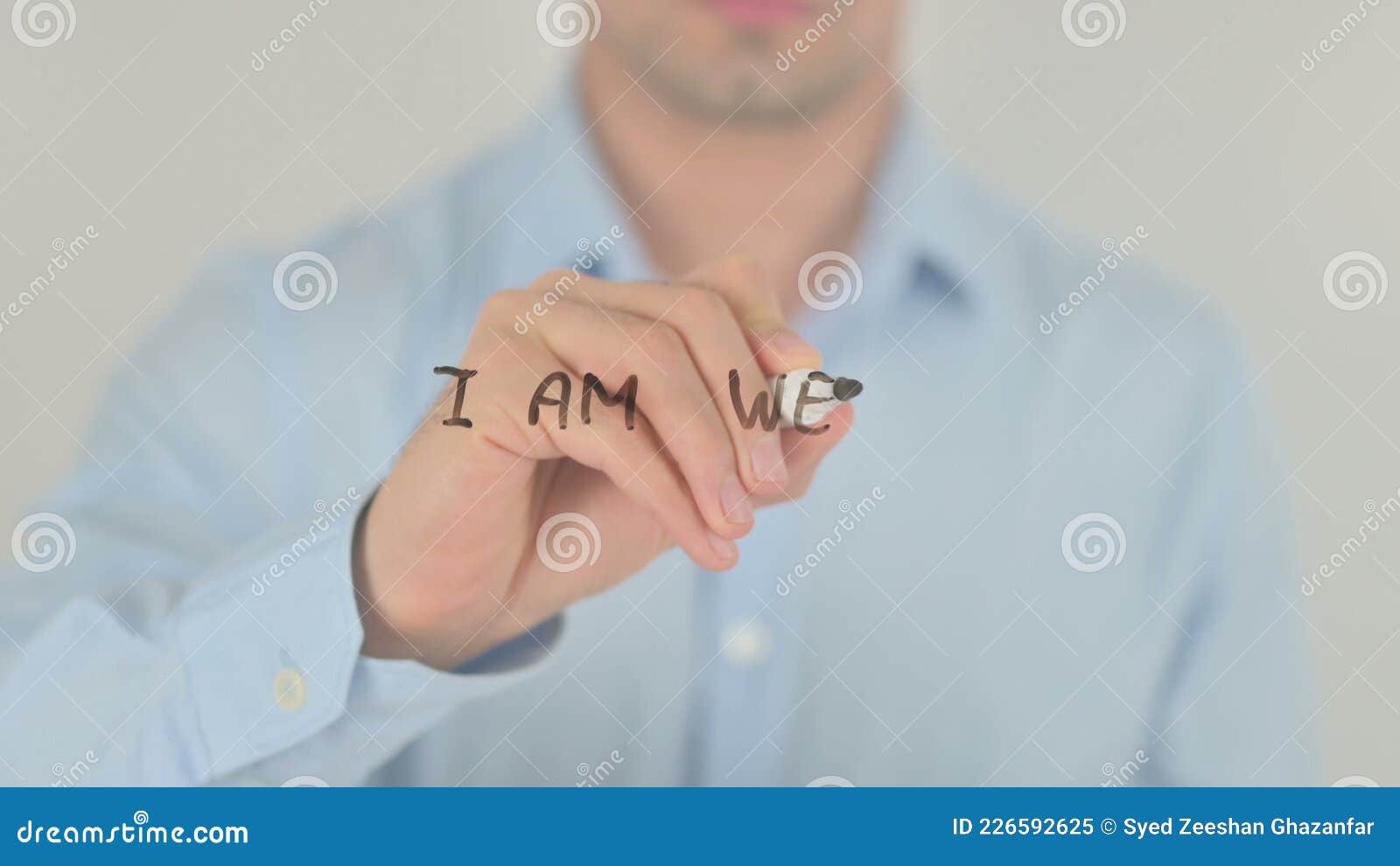 I am a Web Developer, Writing on Transparent Screen Stock Video - Video ...