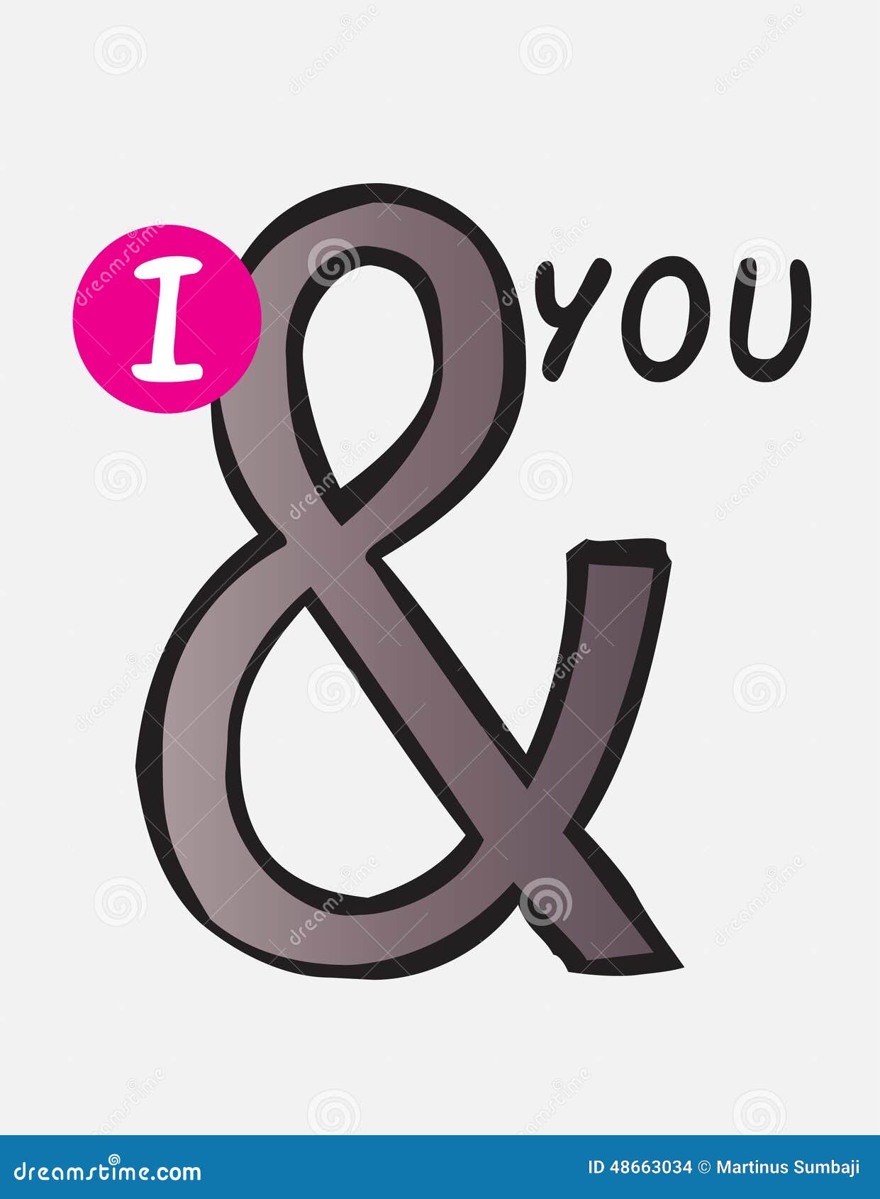 I and you vector stock vector. Illustration of blank - 48663034