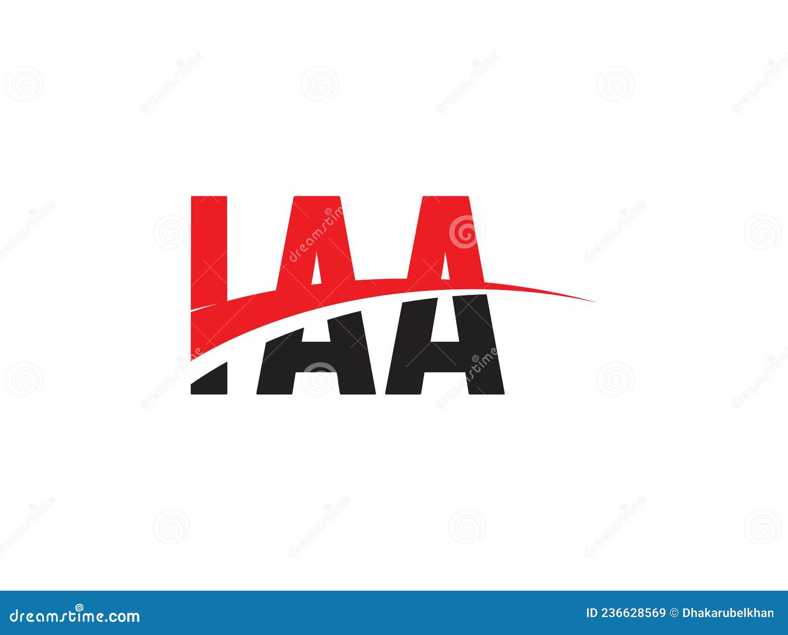 IAA Letter Initial Logo Design Vector Illustration Stock Vector ...