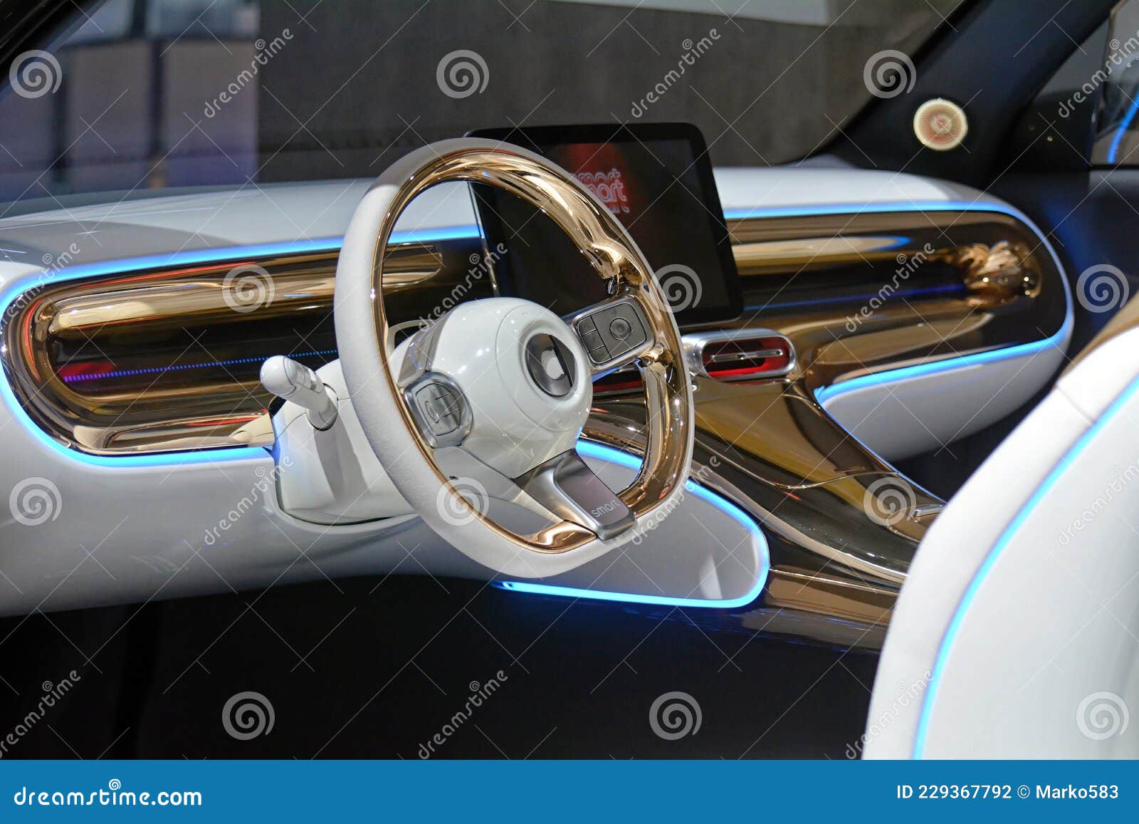 IAA Mobility 2021 - Smart Concept #1 EV Car Interior Editorial ...