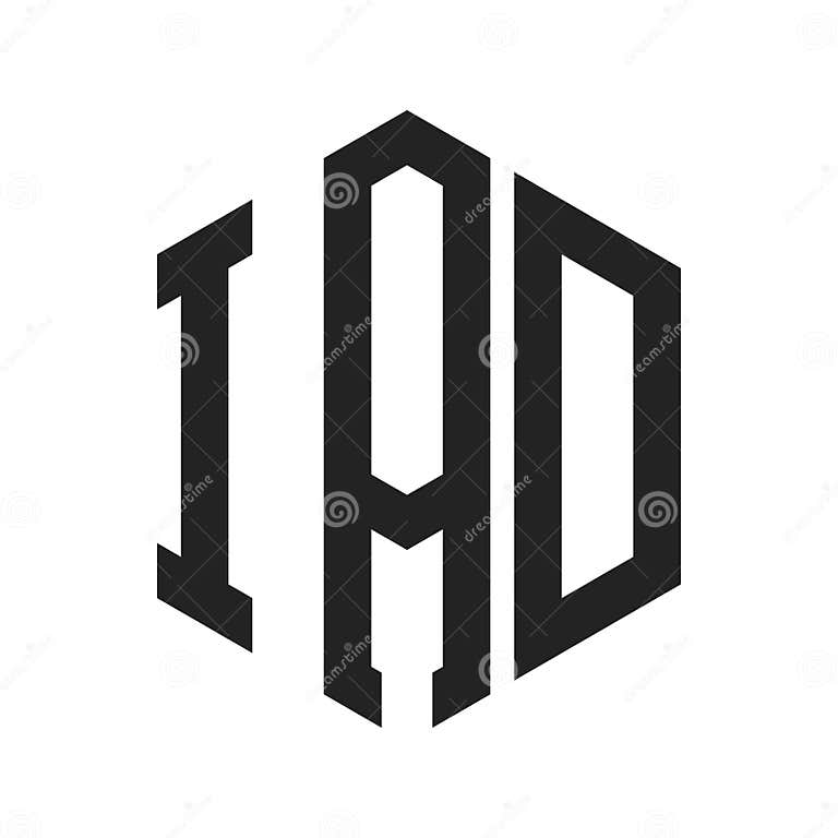 IAD Logo Design. Initial Letter IAD Monogram Logo Using Hexagon Shape ...