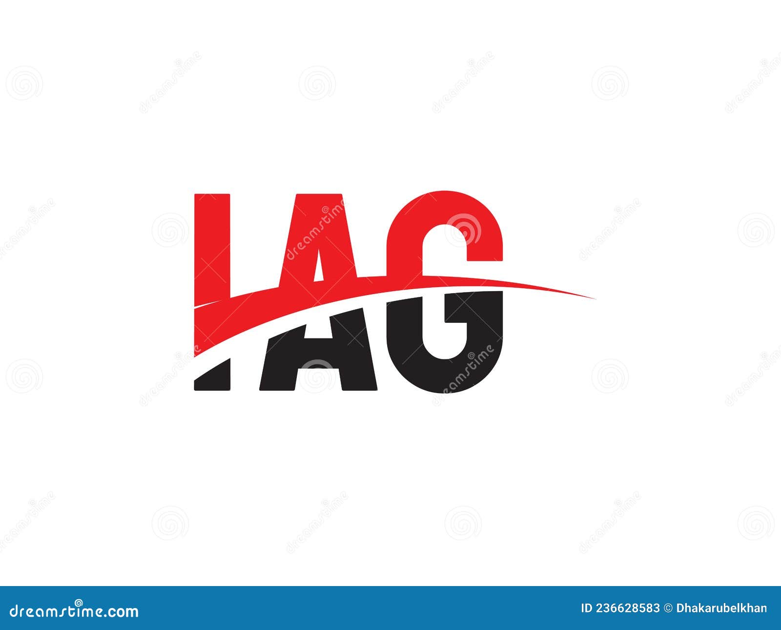IAG Letter Initial Logo Design Vector Illustration Stock Vector ...
