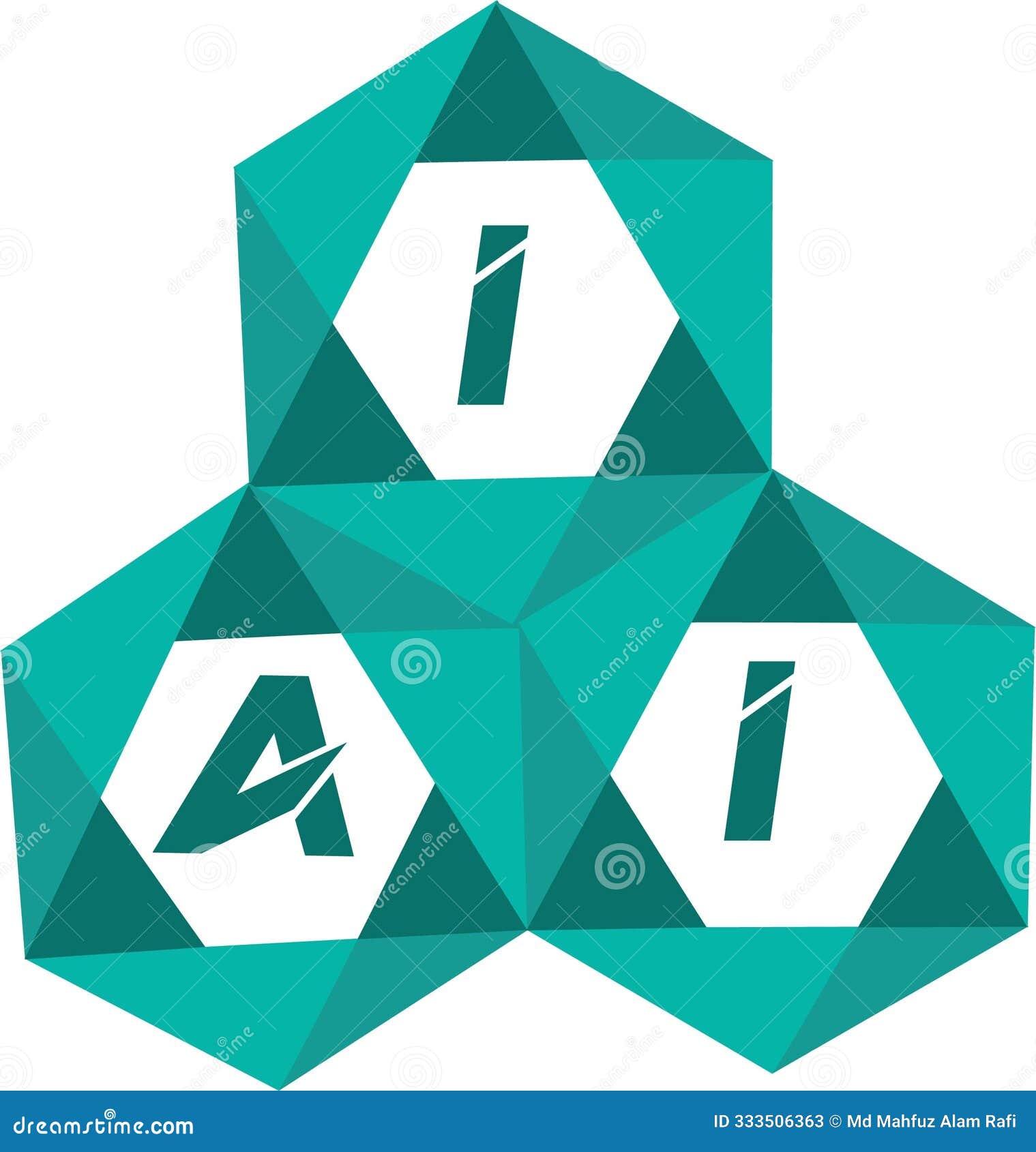 IAI Creative Minimalist Letter Logo. IAI Unique Vector Initials ...