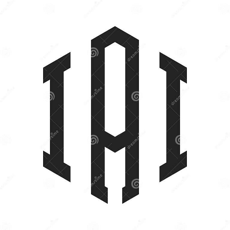 IAI Logo Design. Initial Letter IAI Monogram Logo Using Hexagon Shape ...