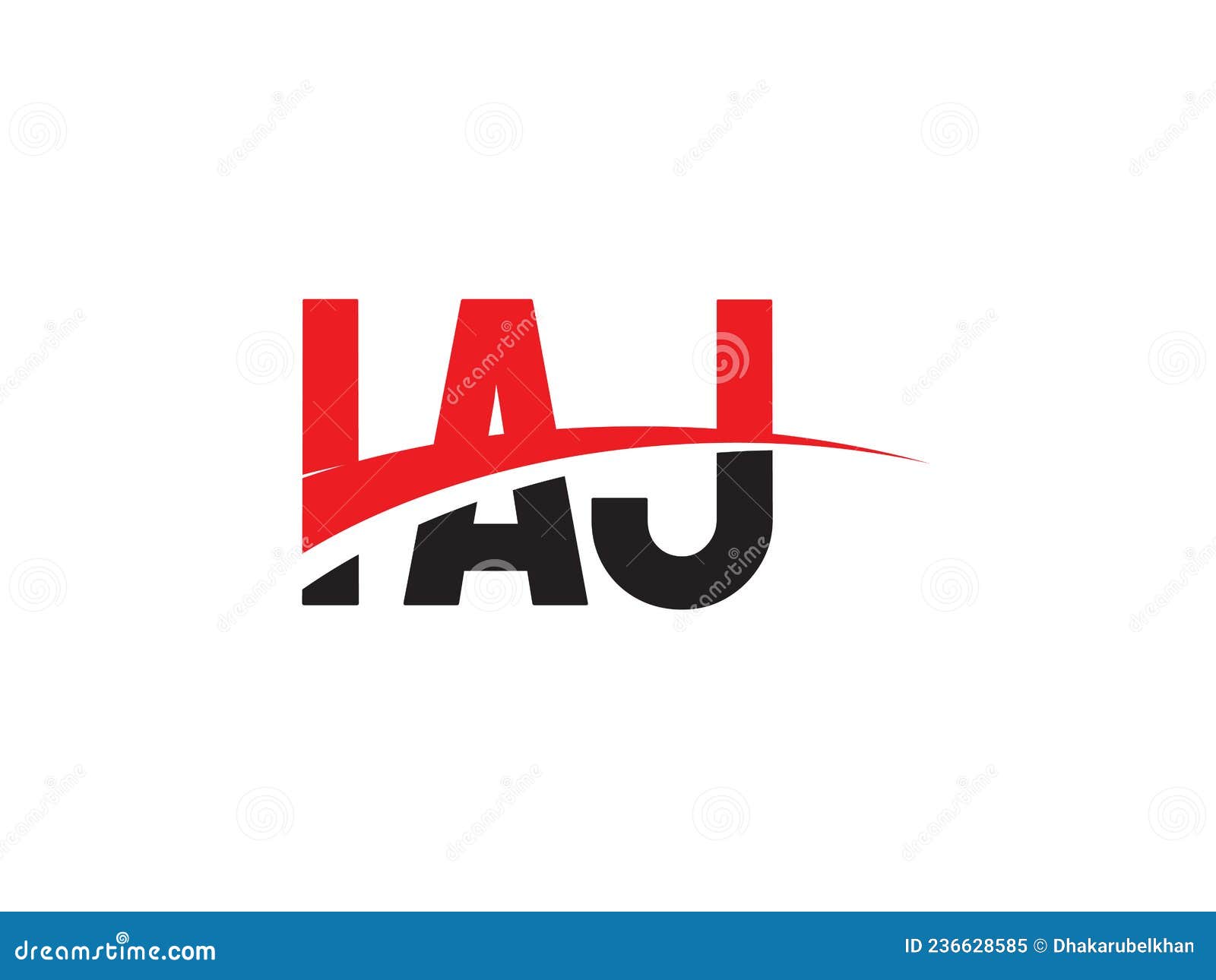 IAJ Letter Initial Logo Design Vector Illustration Stock Vector ...