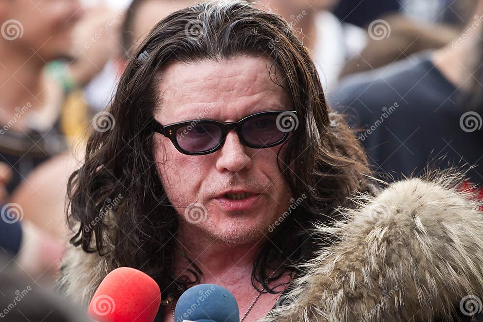 Ian Astbury editorial stock image. Image of song, portrait - 28231999
