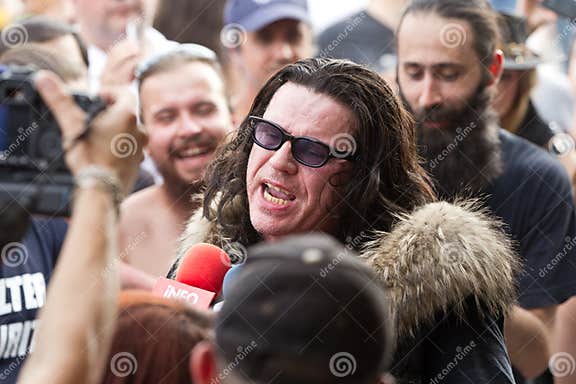 Ian Astbury editorial stock image. Image of cult, conference - 28631804