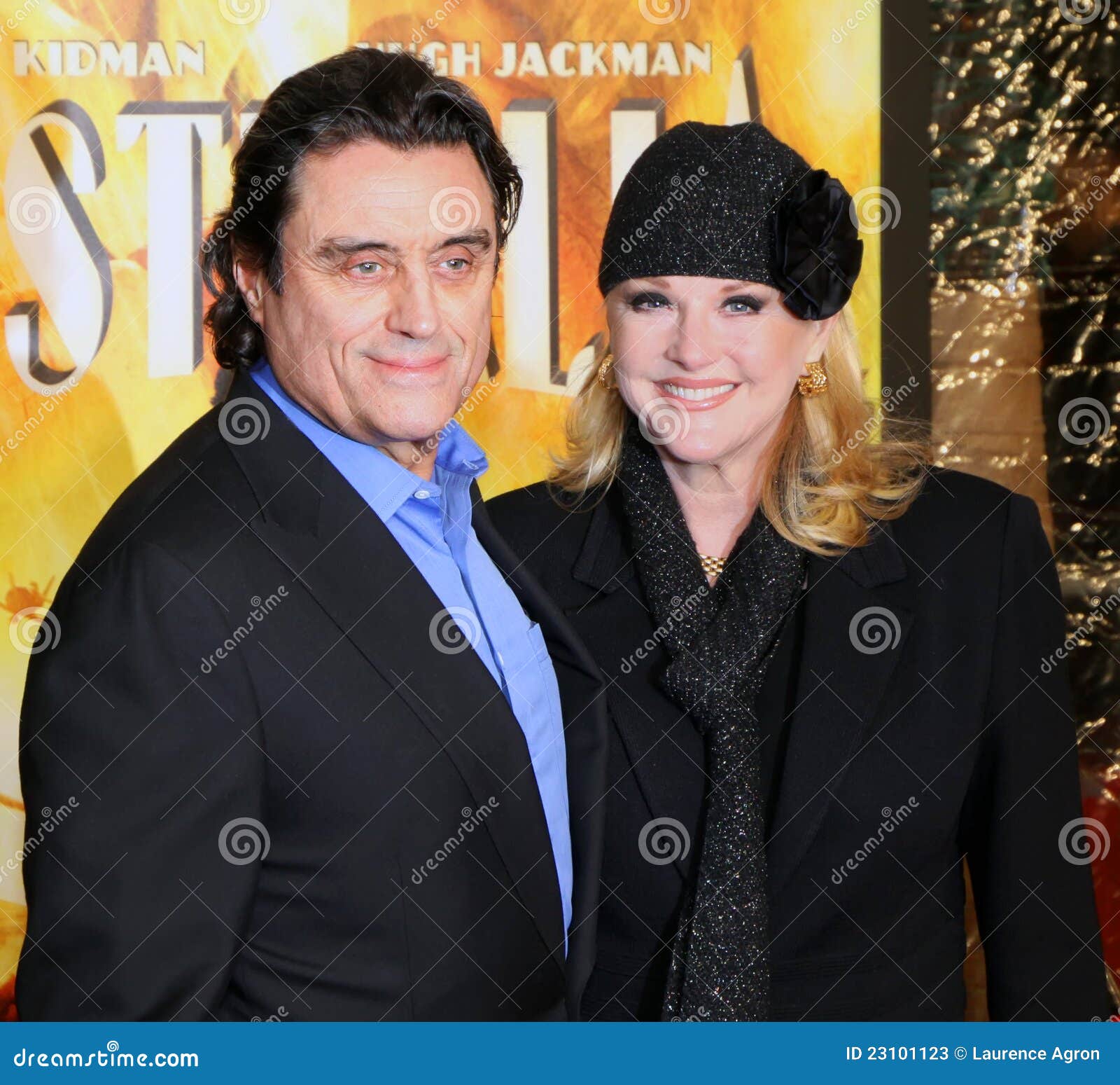 Ian McShane and Wife Gwen Humble in NYC in 2008 N Editorial Stock Photo ...