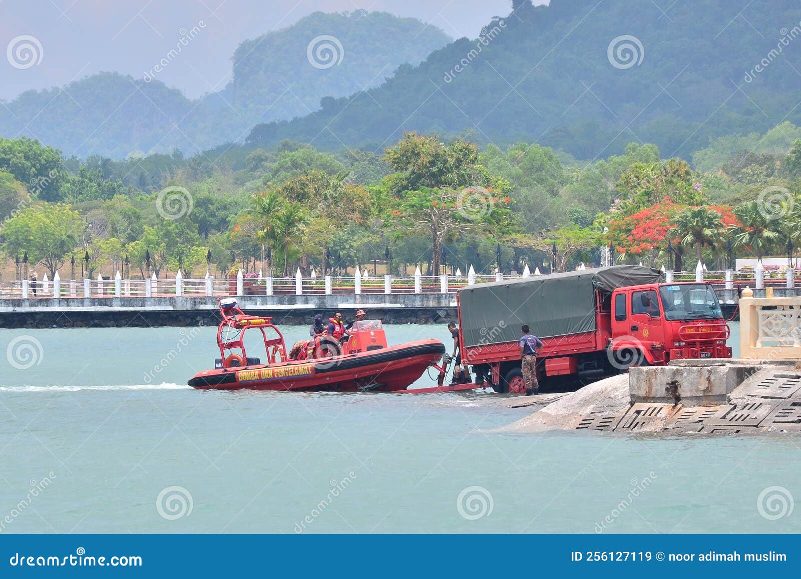 Iangkawi, Malaysia - May 2022: an Image Selective Focus of BOMBA ...