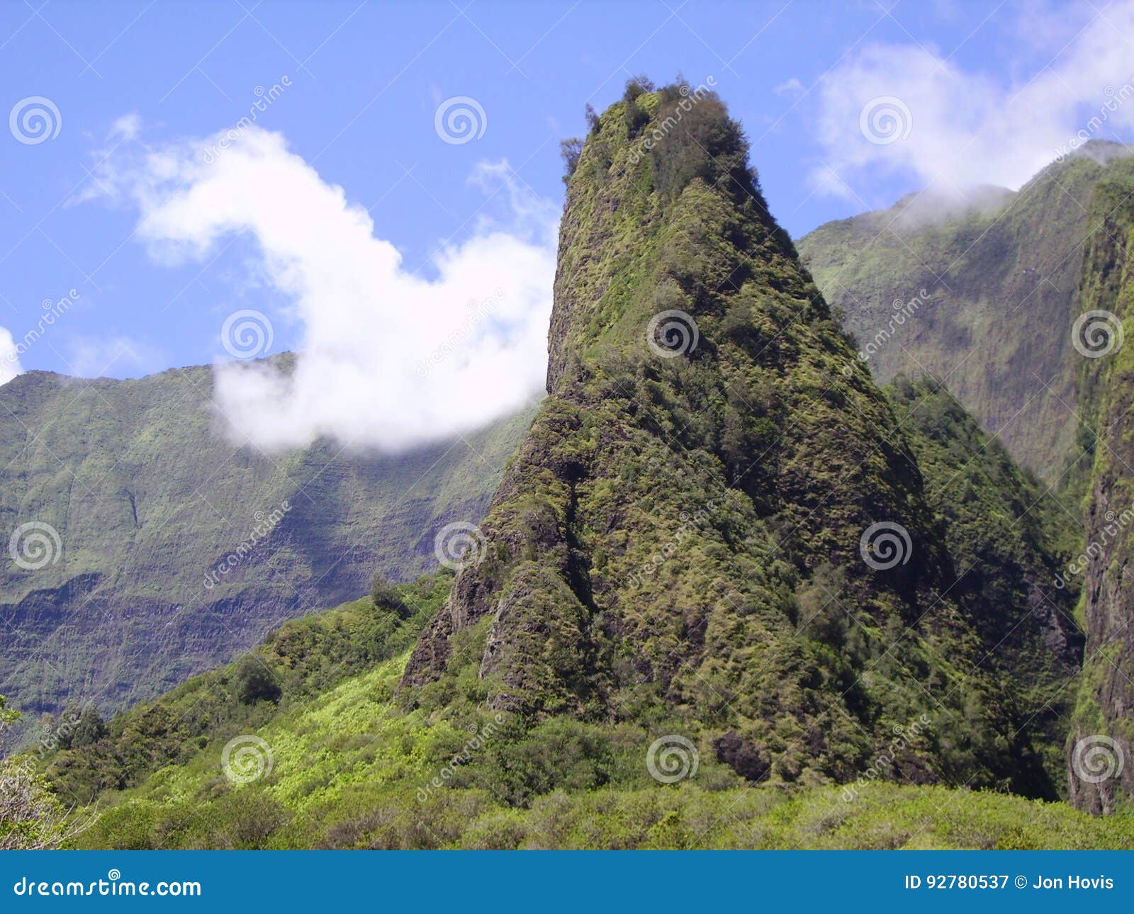 The Iao Needle stock image. Image of kanaloa, needle - 92780537