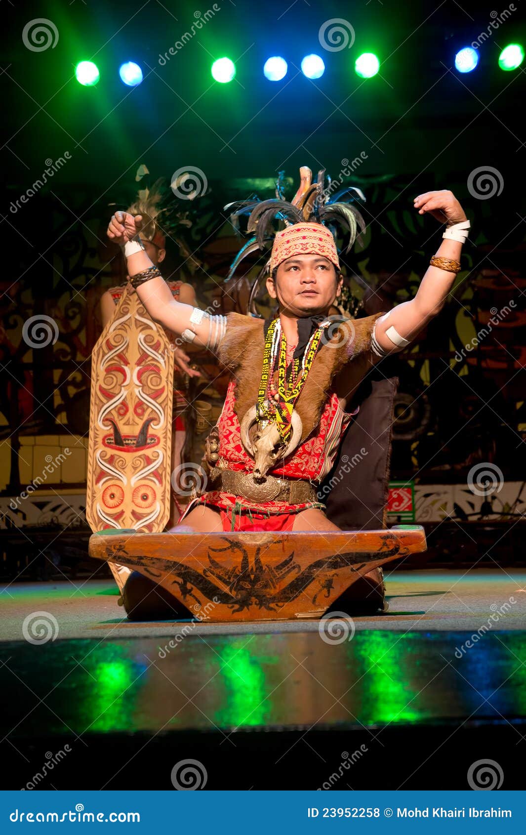 Iban people editorial stock photo. Image of entertainer - 23952258