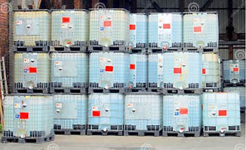 IBC container stock image. Image of metal, plastic, industrial - 11171777