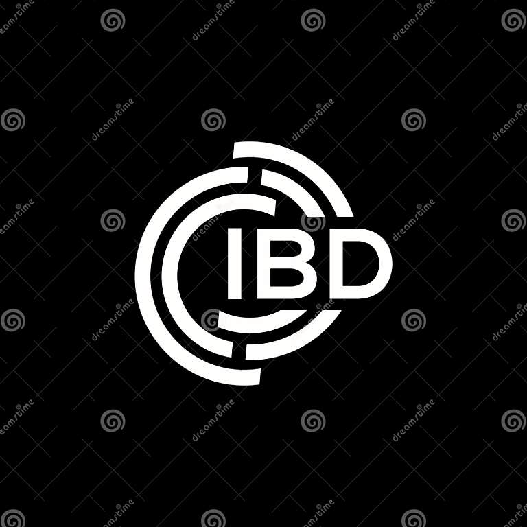 IBD Letter Logo Design on Black Background. IBD Creative Initials ...
