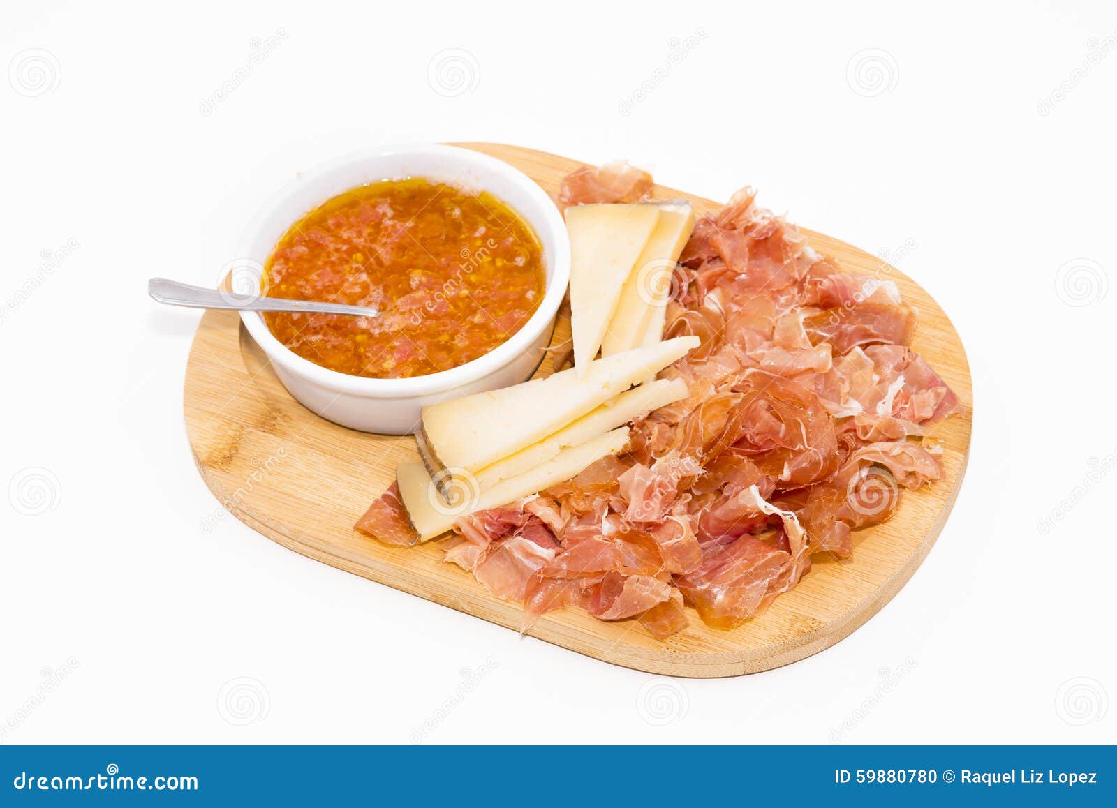 Iberian Table Ham and Cheese. Stock Photo - Image of ketchup, pecorino ...