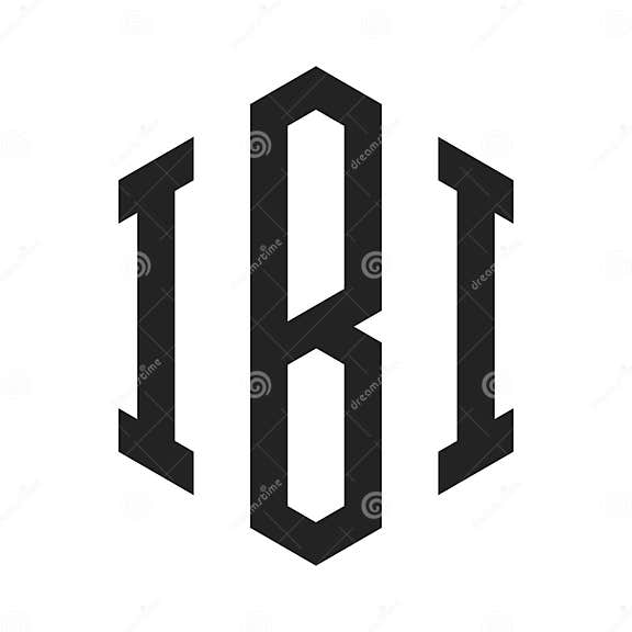 IBI Logo Design. Initial Letter IBI Monogram Logo Using Hexagon Shape ...