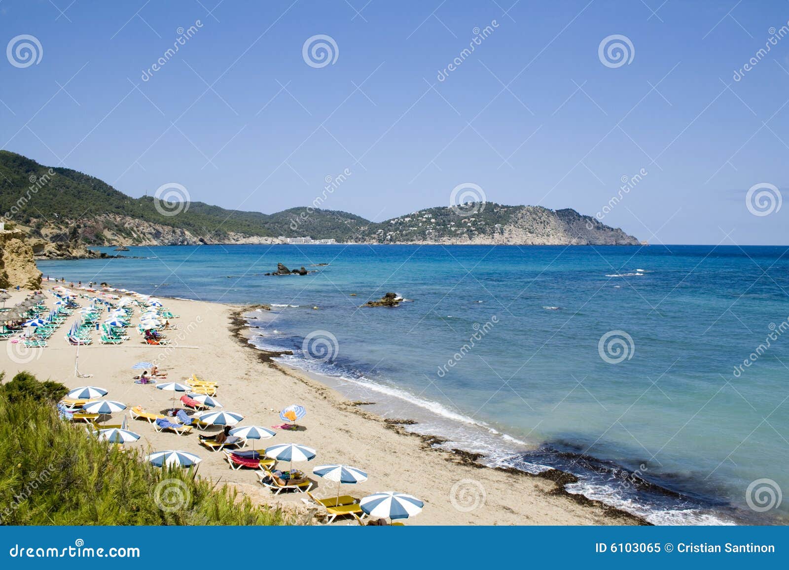 Ibiza Beach stock image. Image of landscape, relax, ibiza - 6103065