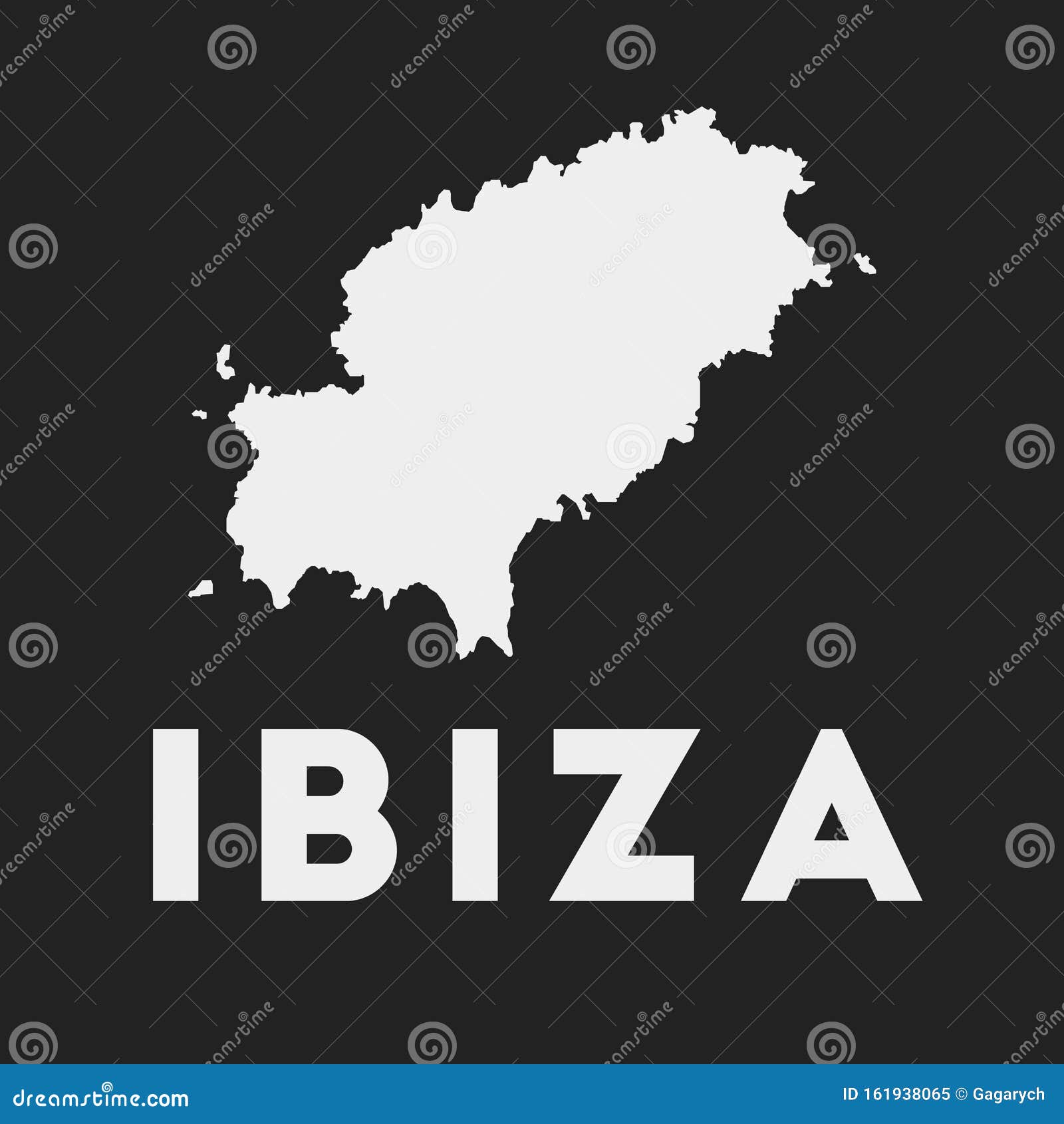 Ibiza icon. stock vector. Illustration of black, creative - 161938065