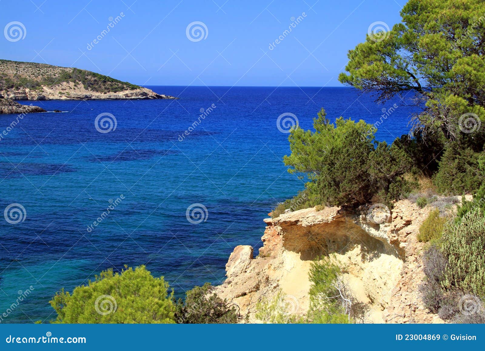 Ibiza Island stock image. Image of ibiza, beautiful, coast - 23004869