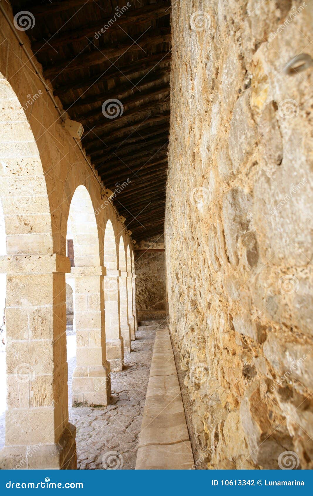 Ibiza Island Mediterranean Ancient Castle Stock Photo - Image of castle ...