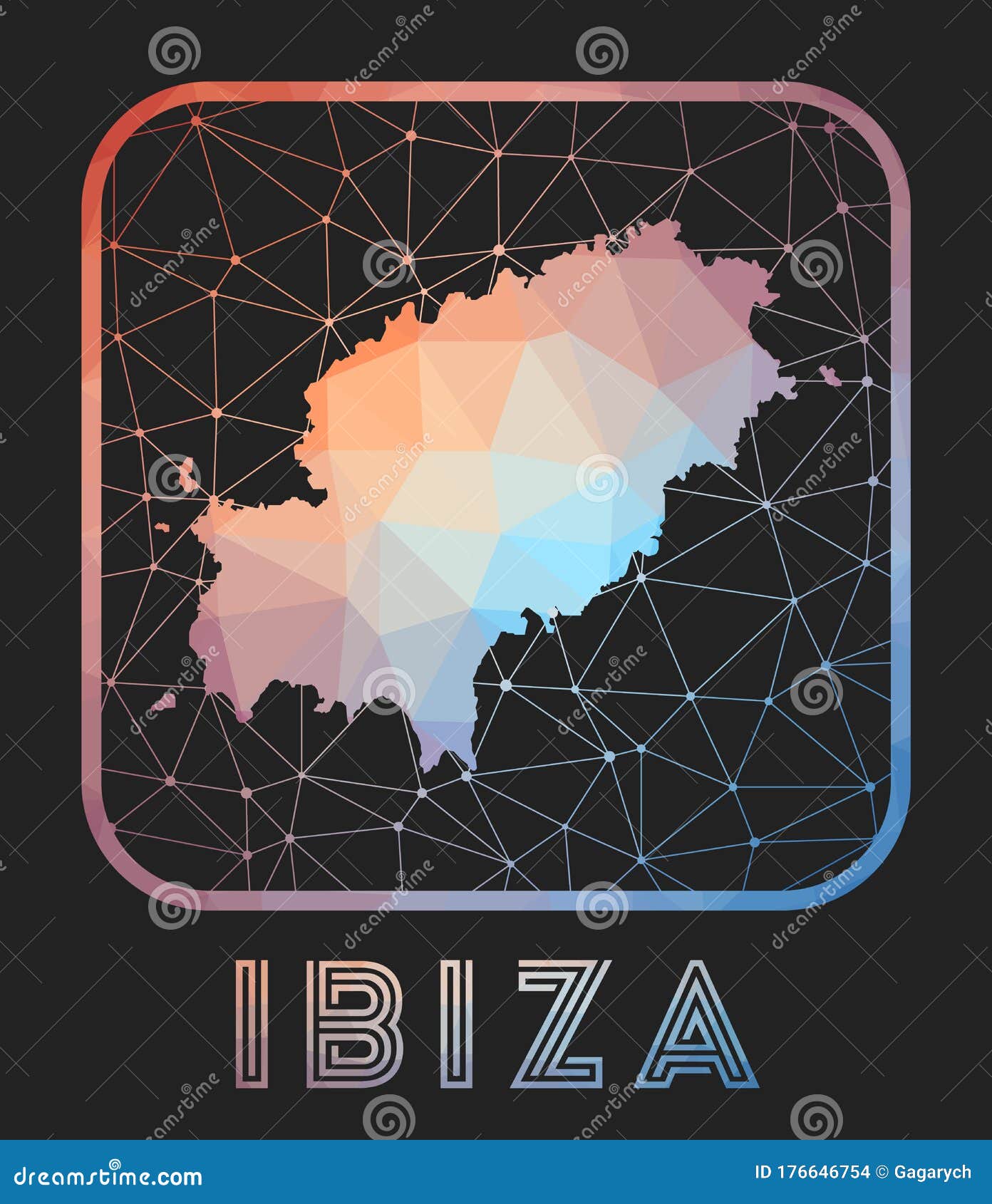 Ibiza Map Design. Vector Illustration | CartoonDealer.com #176646754