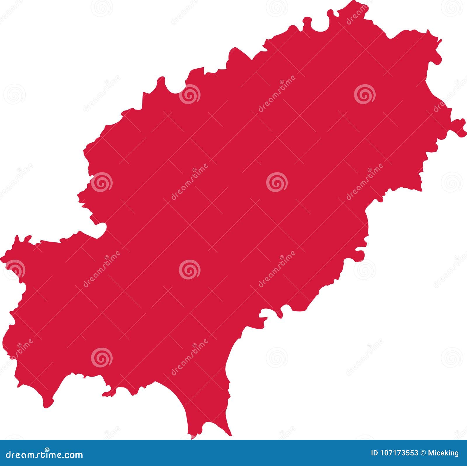 Ibiza map silhouette stock vector. Illustration of islands - 107173553