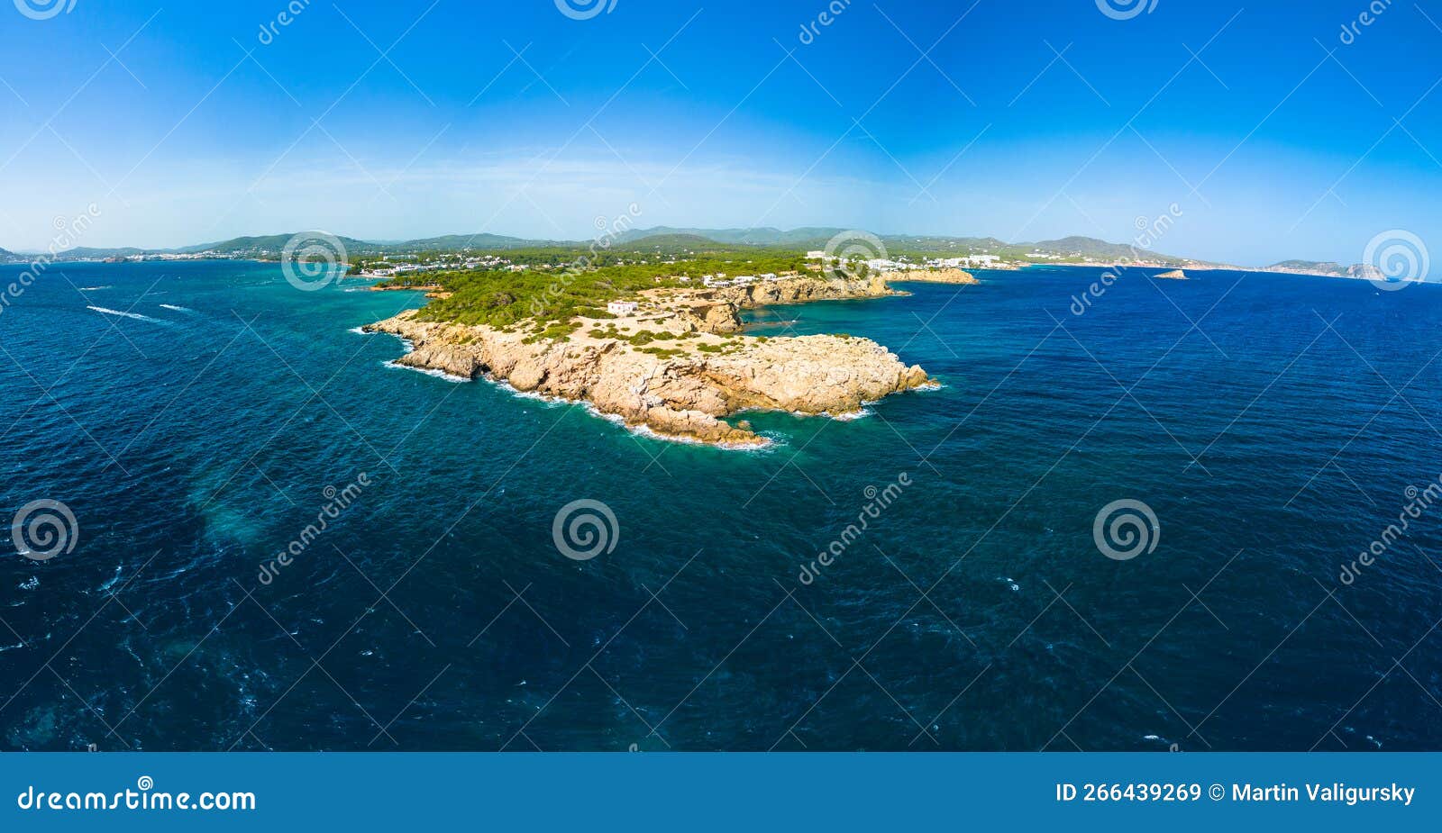 Ibiza, Punta Arabi stock image. Image of espagne, cliff - 266439269