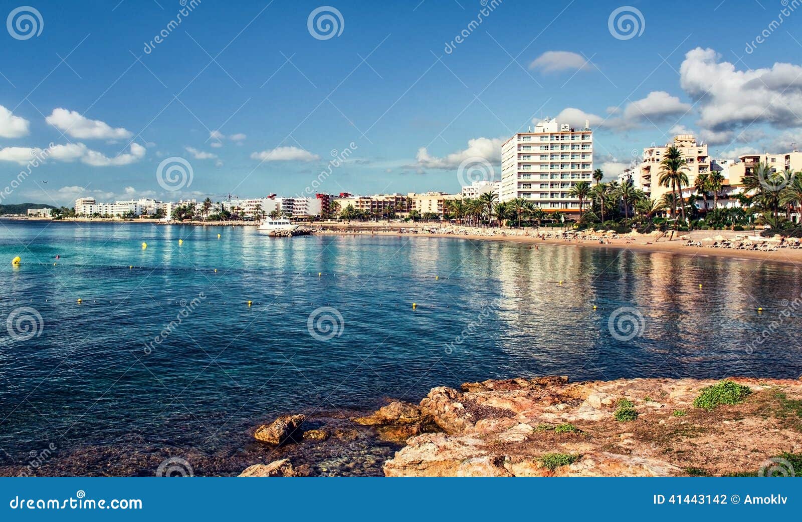 Ibiza seaside stock photo. Image of popular, contemporary - 41443142