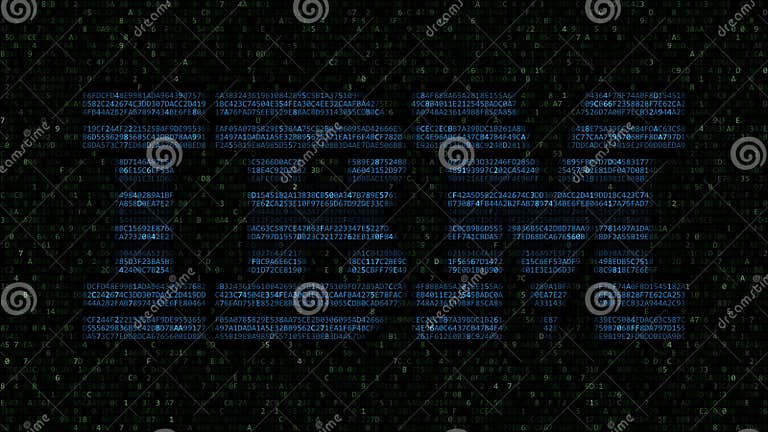 IBM Logo Made of Hexadecimal Symbols on Computer Screen. Editorial 3D Rendering Editorial Stock ...