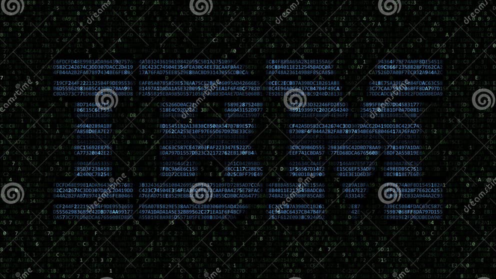 IBM Logo Made of Hexadecimal Symbols on Computer Screen. Editorial 3D Rendering Editorial Stock ...