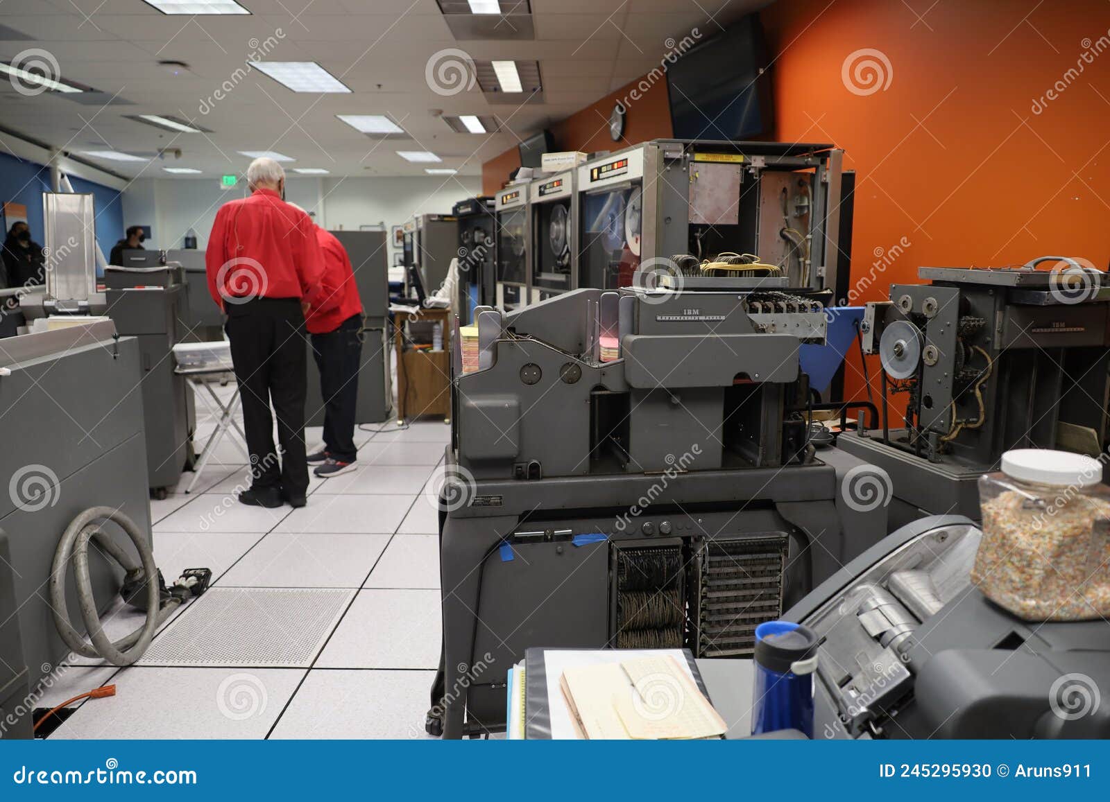 IBM Machines, Computer Science Museum Mountain View California ...