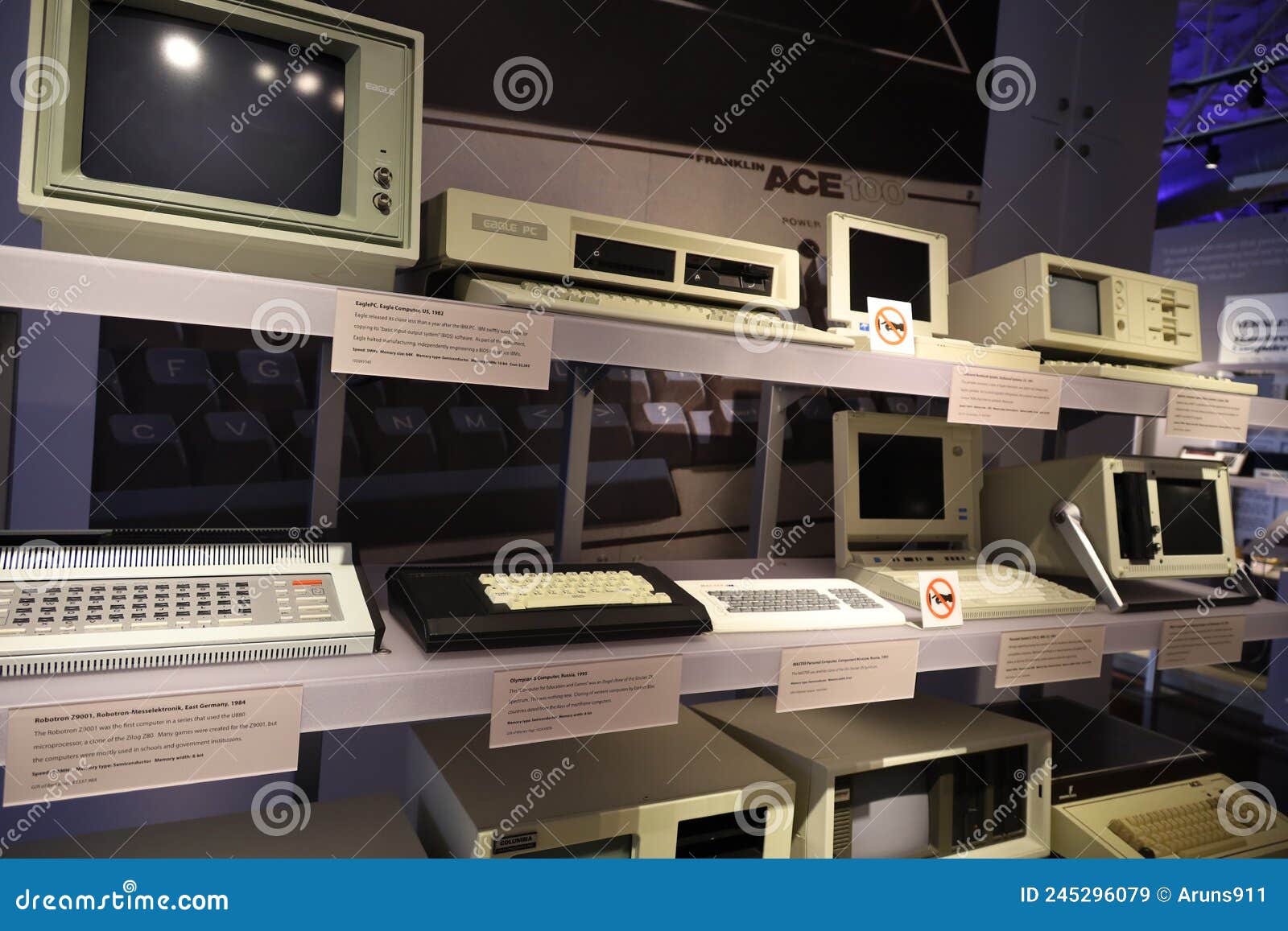 IBM Machines, Computer Science Museum Mountain View California ...