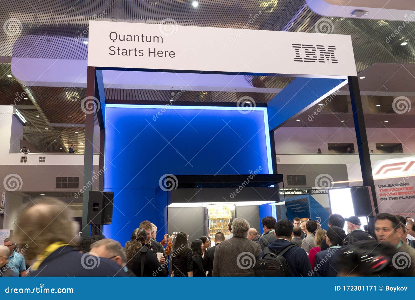 IBM Q System One Quantum Computer at the Consumer Electronic Show CES ...