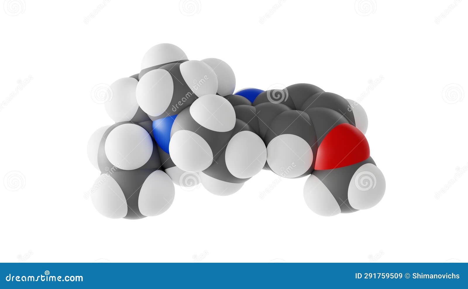 Ibogaine Molecule 3d, Molecular Structure, Ball And Stick Model ...