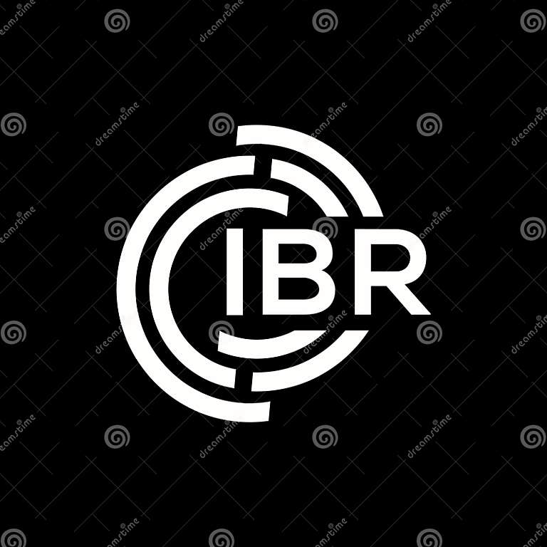 IBR Letter Logo Design on Black Background. IBR Creative Initials ...