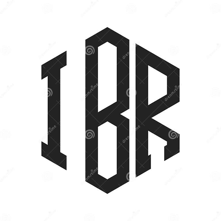 IBR Logo Design. Initial Letter IBR Monogram Logo Using Hexagon Shape ...