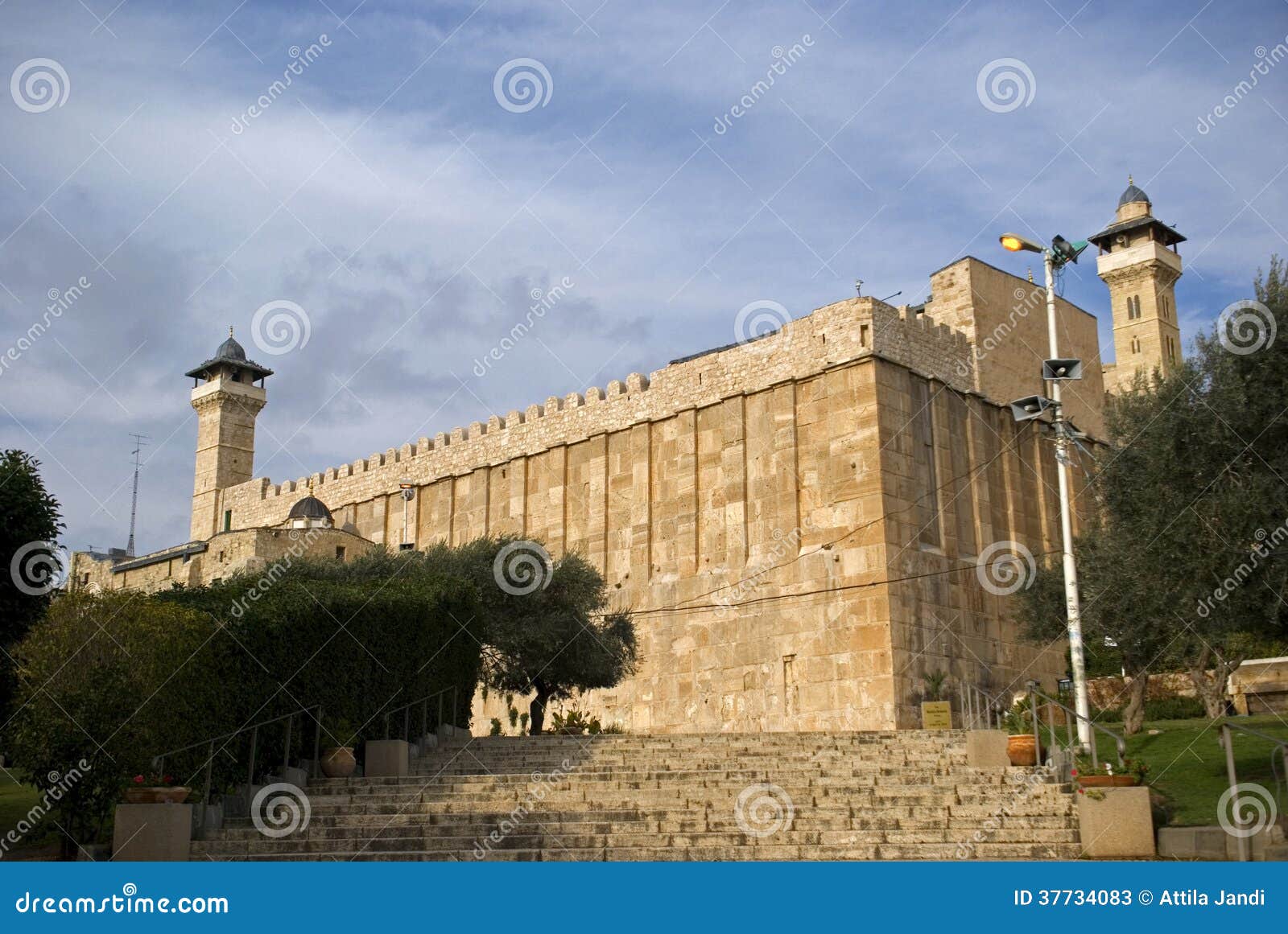 Ibrahim Mosque, Hebron, Palestine Stock Image - Image of east, isaac ...
