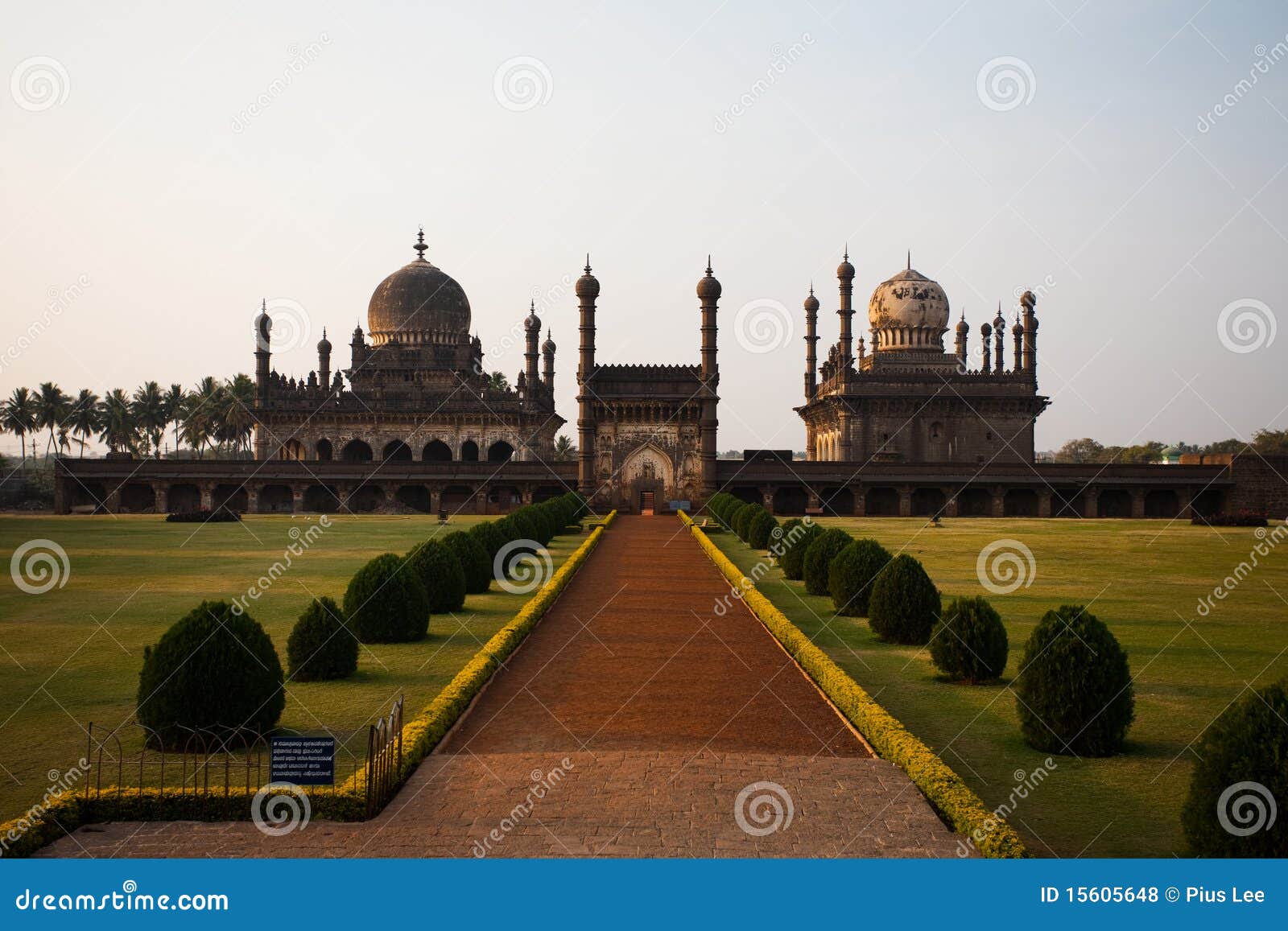 Ibrahim Rauza Walking Path Morning Stock Photo - Image of destination ...
