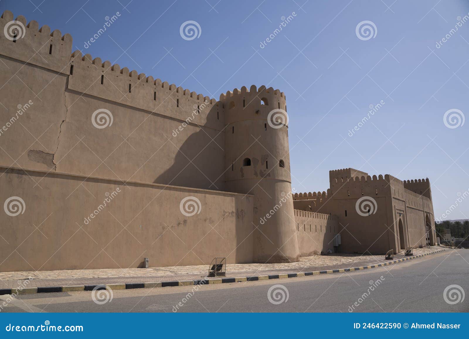 Ibri castle in oman stock photo. Image of palace, history - 246422590