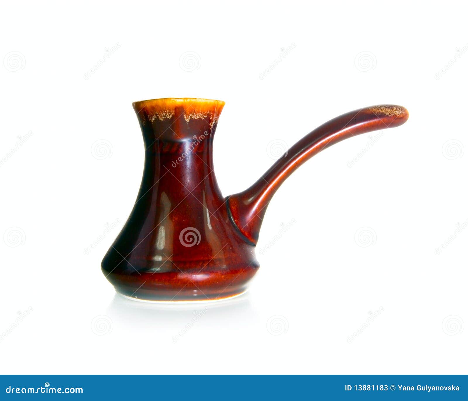 Ibrik for coffee stock image. Image of appetizing, ceramic - 13881183