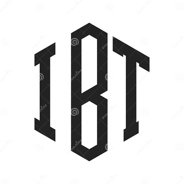 IBT Logo Design. Initial Letter IBT Monogram Logo Using Hexagon Shape ...