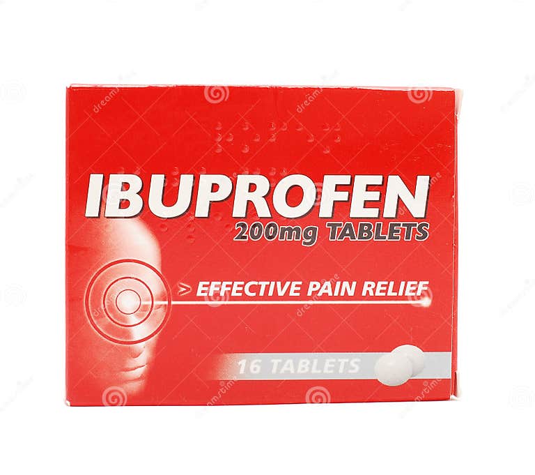 Ibuprofen editorial stock image. Image of pain, braille - 18198574