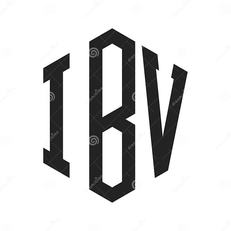 IBV Logo Design. Initial Letter IBV Monogram Logo Using Hexagon Shape ...